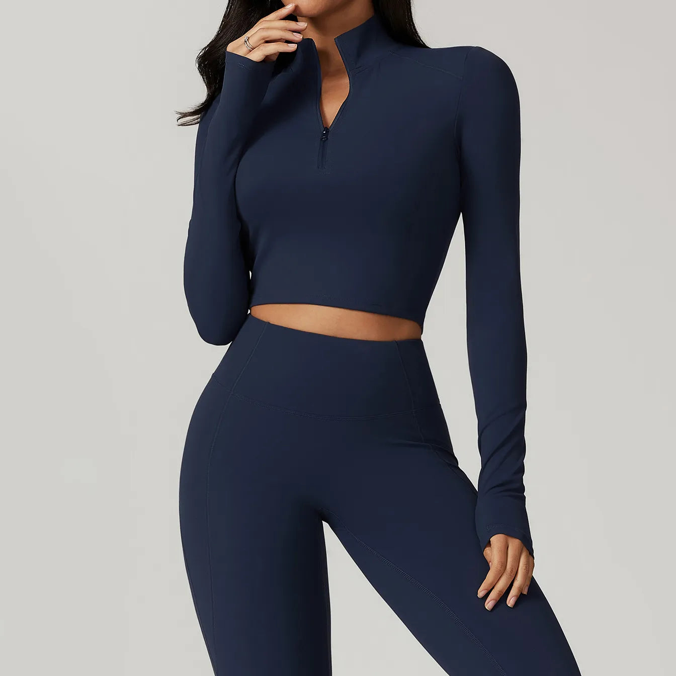 SPARK Athletic Set Long Sleeve Top ZC8796 – SPARK GYM WEAR